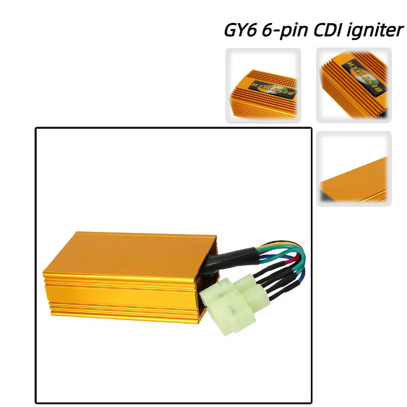 Brand-new Gold Racing No speed limit CDI AC/DC HP CDI for GY6 CG125 150 ...