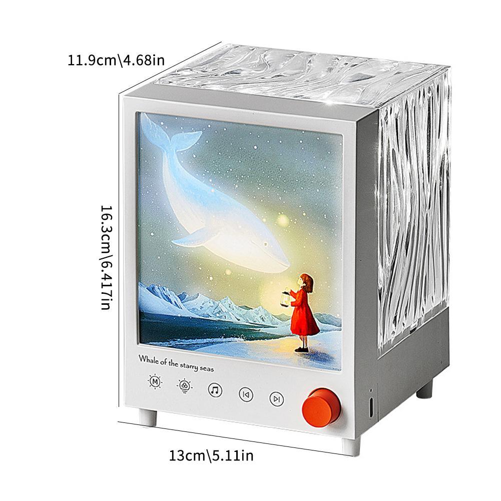 Aurora Projection Night Light With White Noise & Bluetooth Speaker, 5w ...