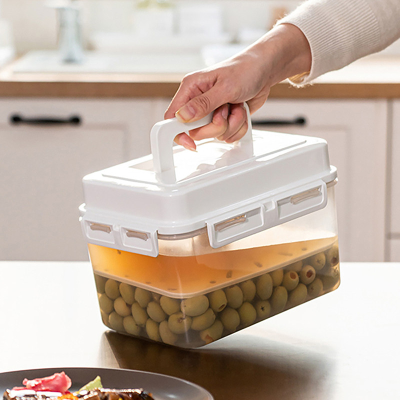 coloradoao 4/5L Pickle Jar Leakproof Pickle Fermentation Container For ...