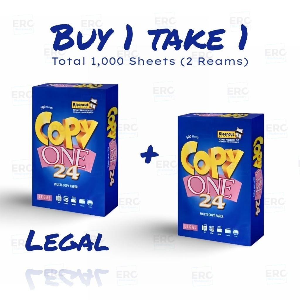 ERC Copy One Bond Paper Long A4 Short 80gsm for School Office Supplies ...