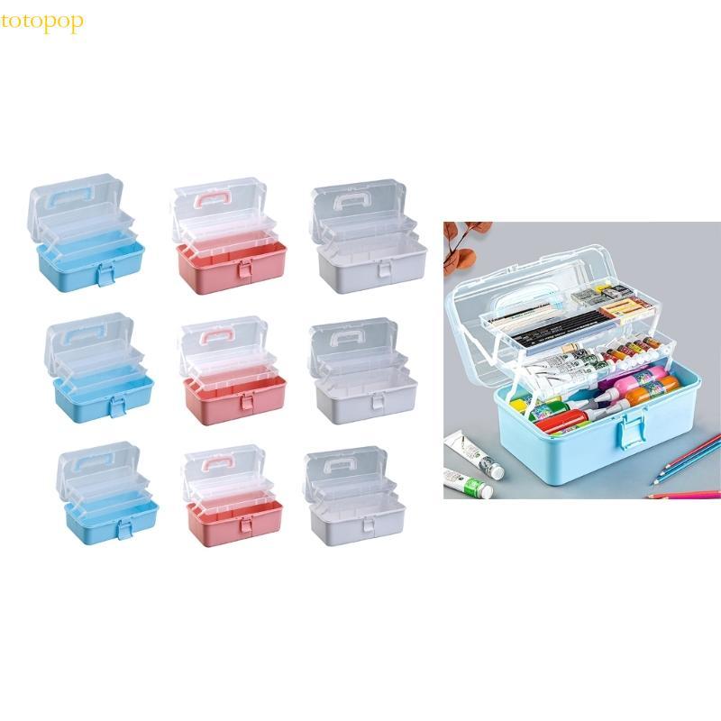 Top 3-Layer Storage Case PlasticTool Box Multifunctional Storage Box ...