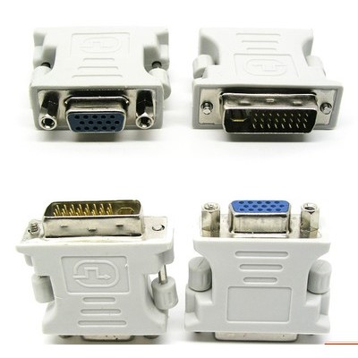 DVI 24+5 to VGA Computer Graphics Card Display Adapter dvi to dvi to ...