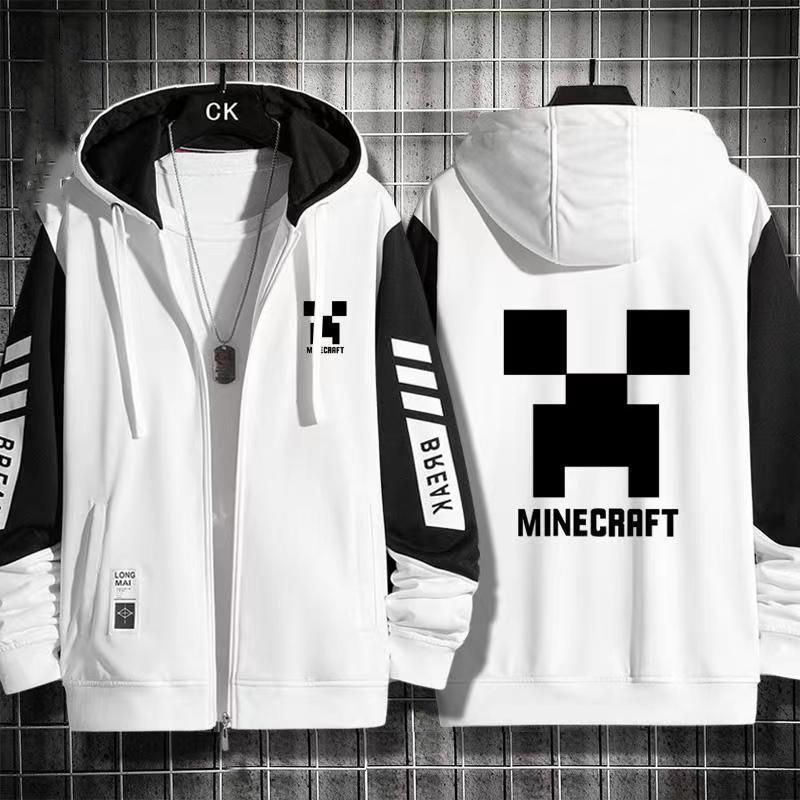 Minecraft Minecraft Minecraft Creeper MC Pixel Game Merchandise Hooded ...