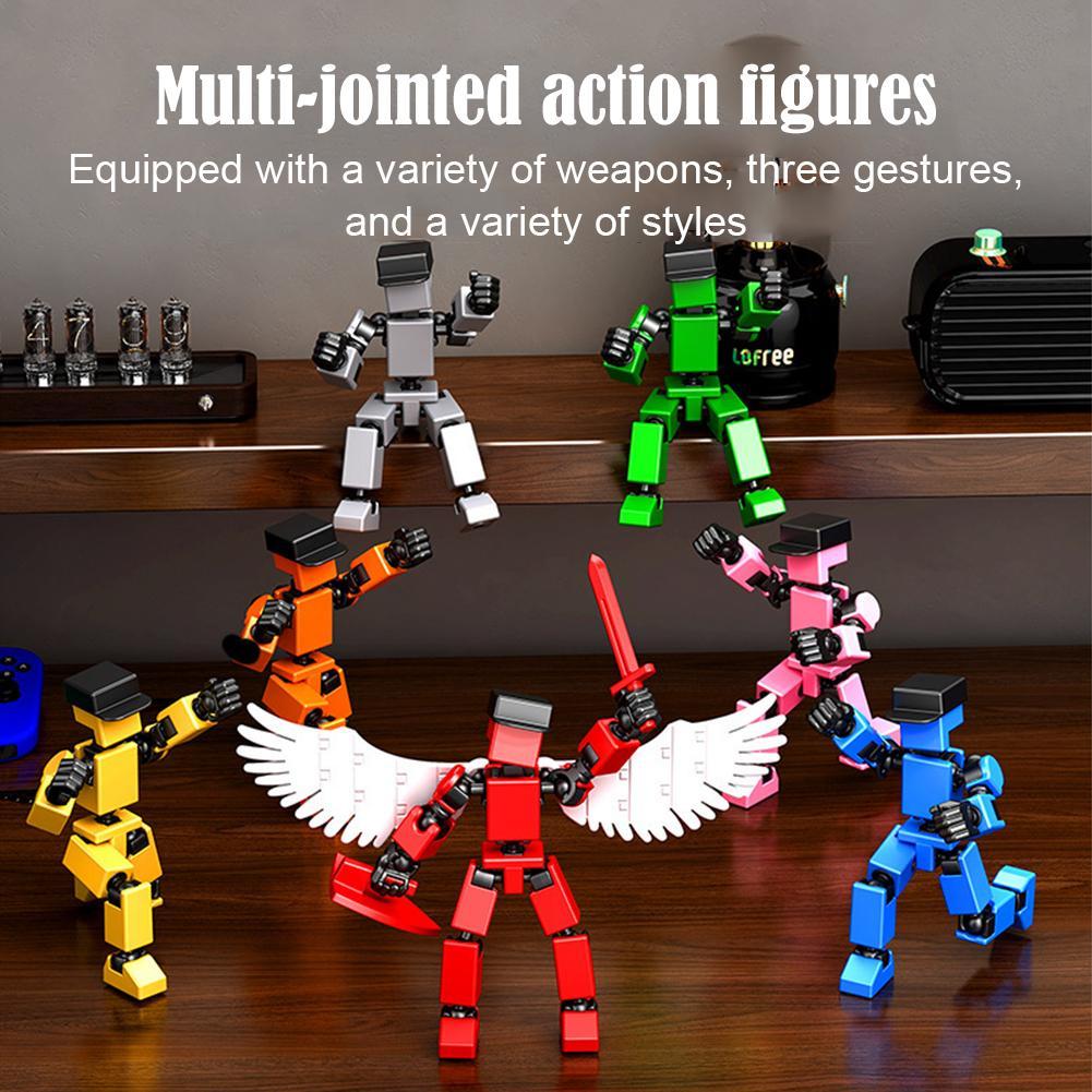 Better_Life Cool Mech Joint Doll Toy Diy Assembly Robot Multi Movable ...
