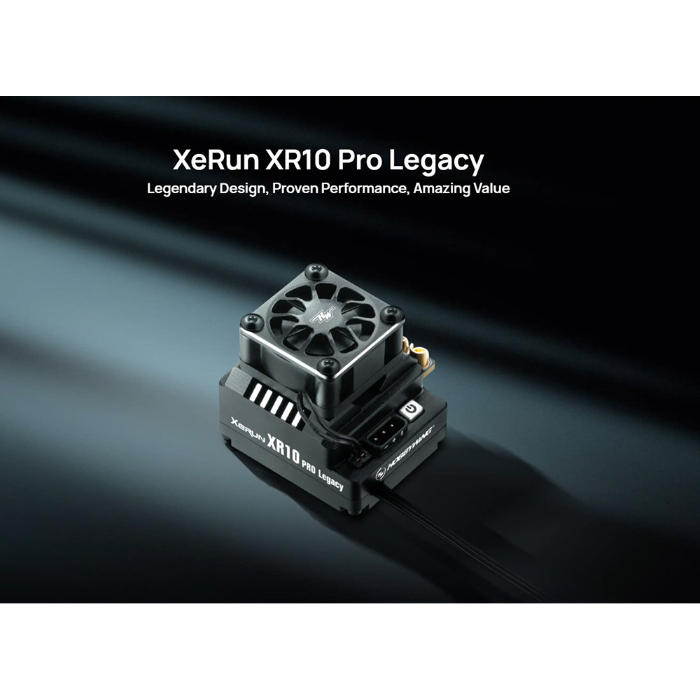 HOBBYWING XeRun XR10 Pro Legacy 150A Sensored Brushless ESC for 1/10 RC ...