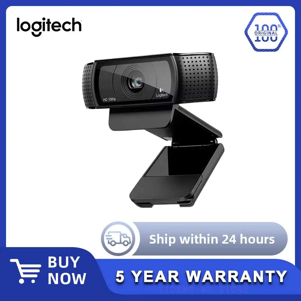 Logitech C920 Pro Hd Webcam 1080p Widescreen Video Calling Recording ...