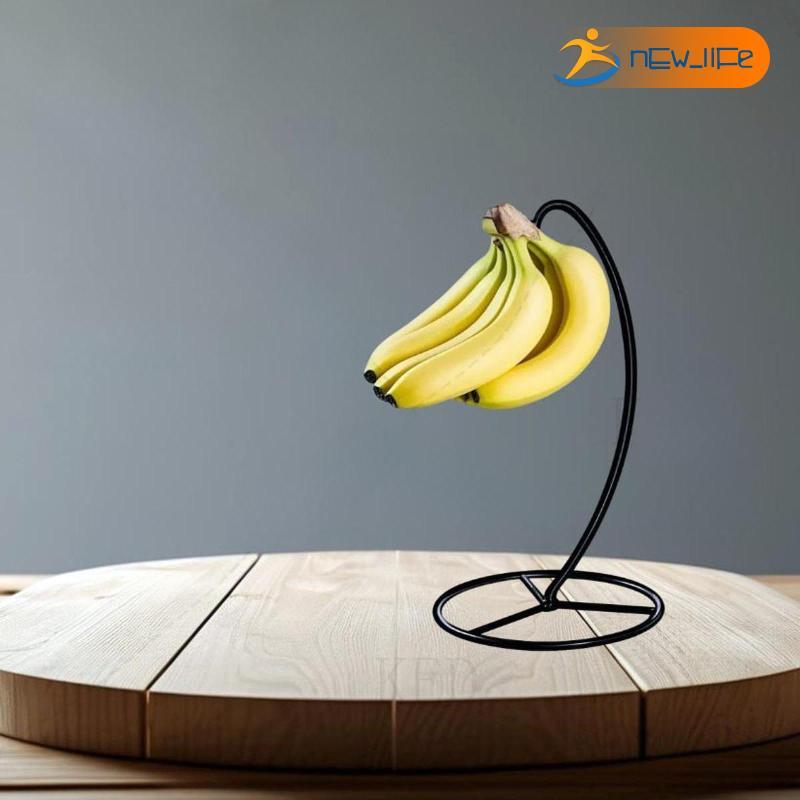 [Shiwaki5] Banana Holder Banana Storage Organizer Freestanding Metal ...