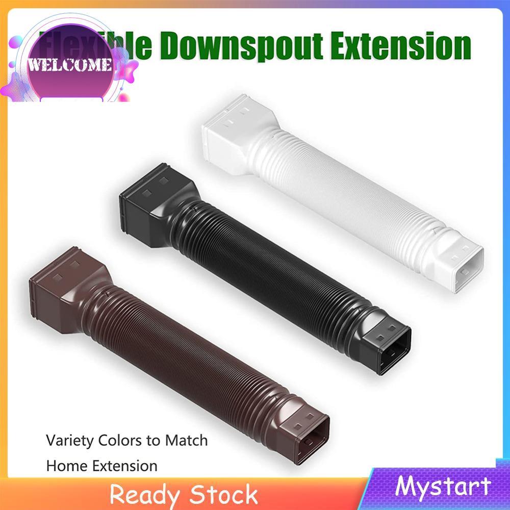 Telescopic Extension Pipe Downspout 21-60 Inch Plastic Drain Extender ...