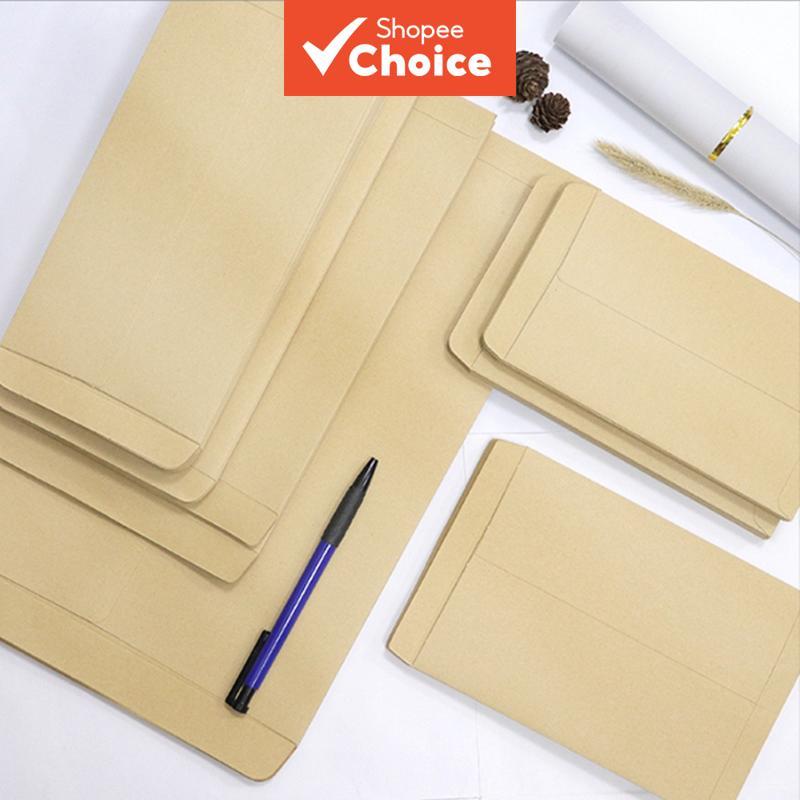 Yellow Kraft Paper Envelopes 50Pcs, A4 A5 Size Thick Blank Mailing ...