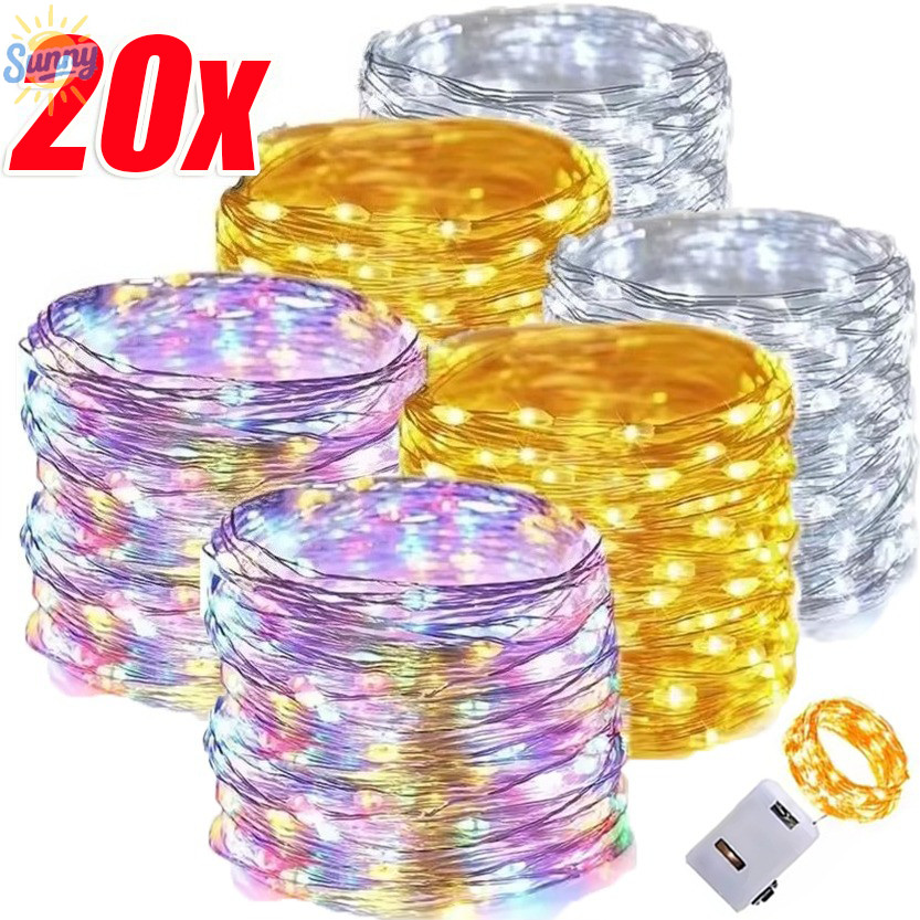 5/10/20Pcs Waterproof LED Garland Lights / Colored Atmosphere Fairy ...
