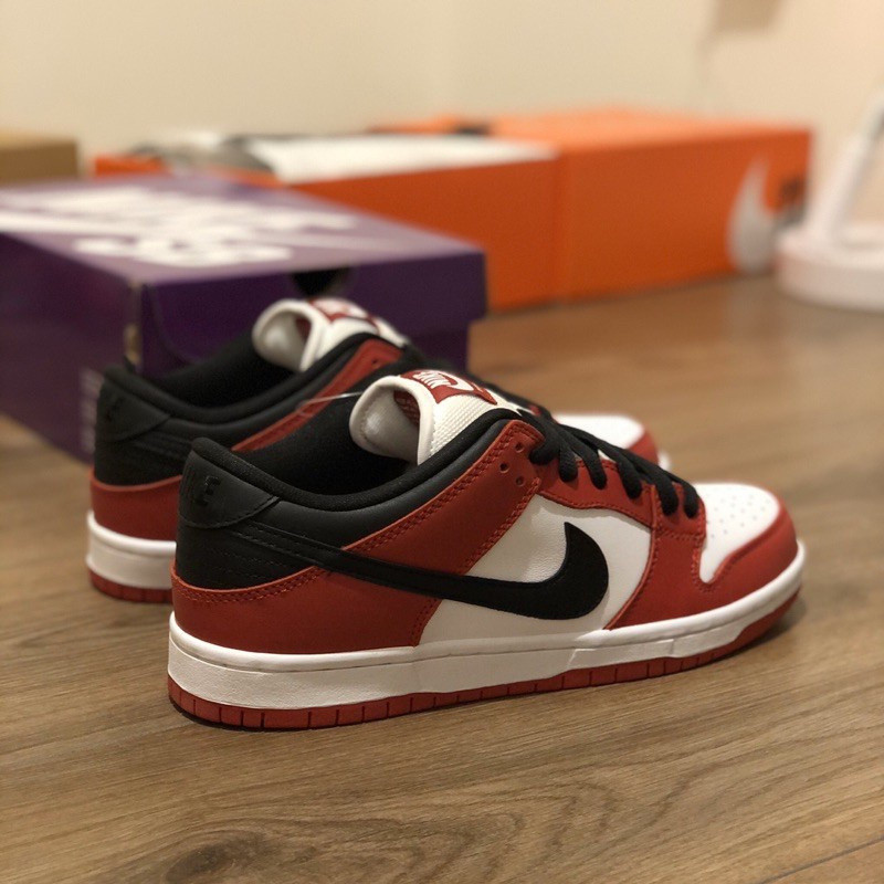 High quality Nike SB Dunk low Pro Chicago black red White Casual all ...
