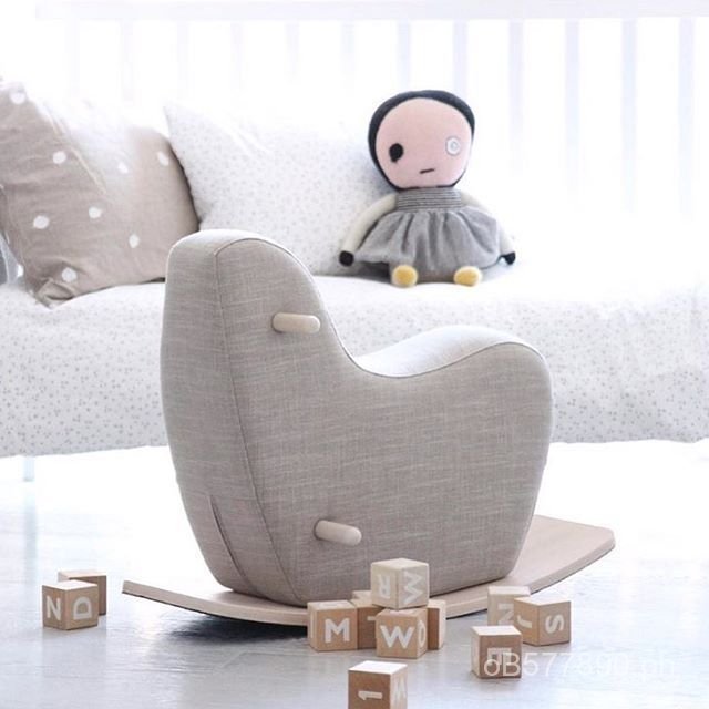 Wooden Decorative Rocking Horse Baby Rocking Chair Small Size INS ...