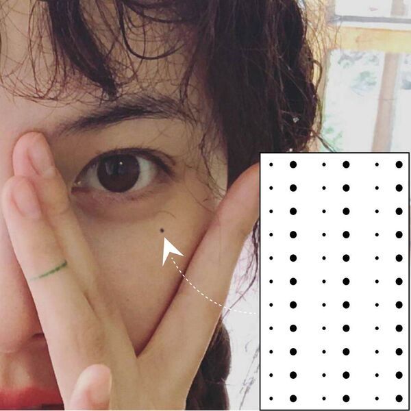 tattoo sticker waterproof magic tattoo Tear Mole Stickers Tattoo ...
