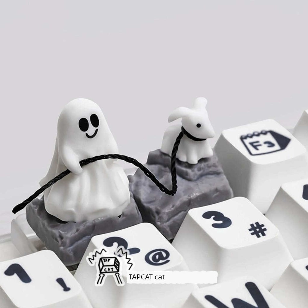 keycaps custom keycaps 1u Ghost Keycap Unique diy Keycap Three ...