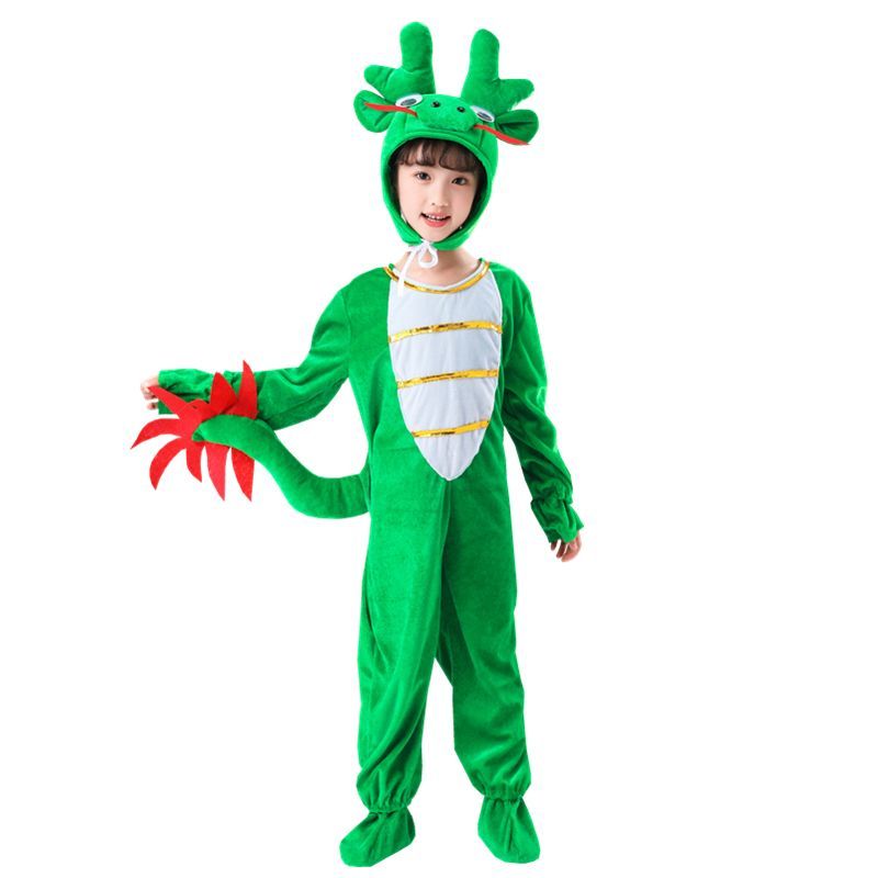 Children's Day Children's Animal Little Qinglong Performance Costume ...