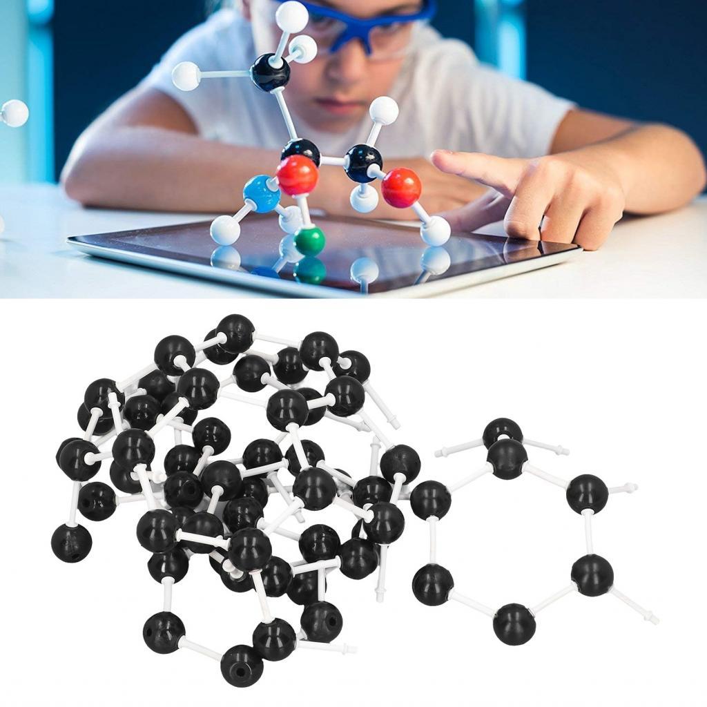 C60 Molecular Structure Model Carbon Atoms and Kit Chemistry ...