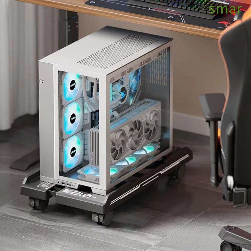 SMAR CPU Stand, Mobile Adjustable CPU Holder, Universal with Caster ...