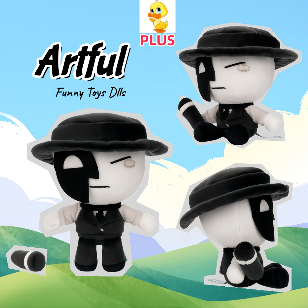 PLUS Roblox Toy Artful Plush 25cm Die of Death Artful Plushie Doll Fun ...