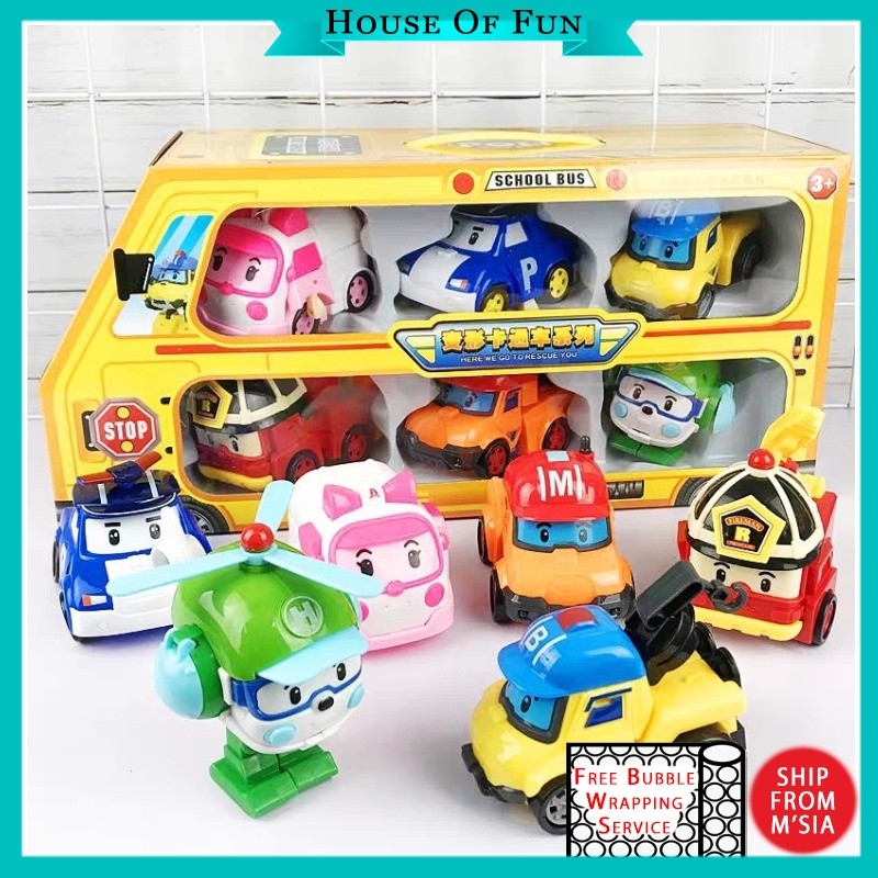 Robocar Transformation Car Poli Car Toy For Birthday Christmas ...
