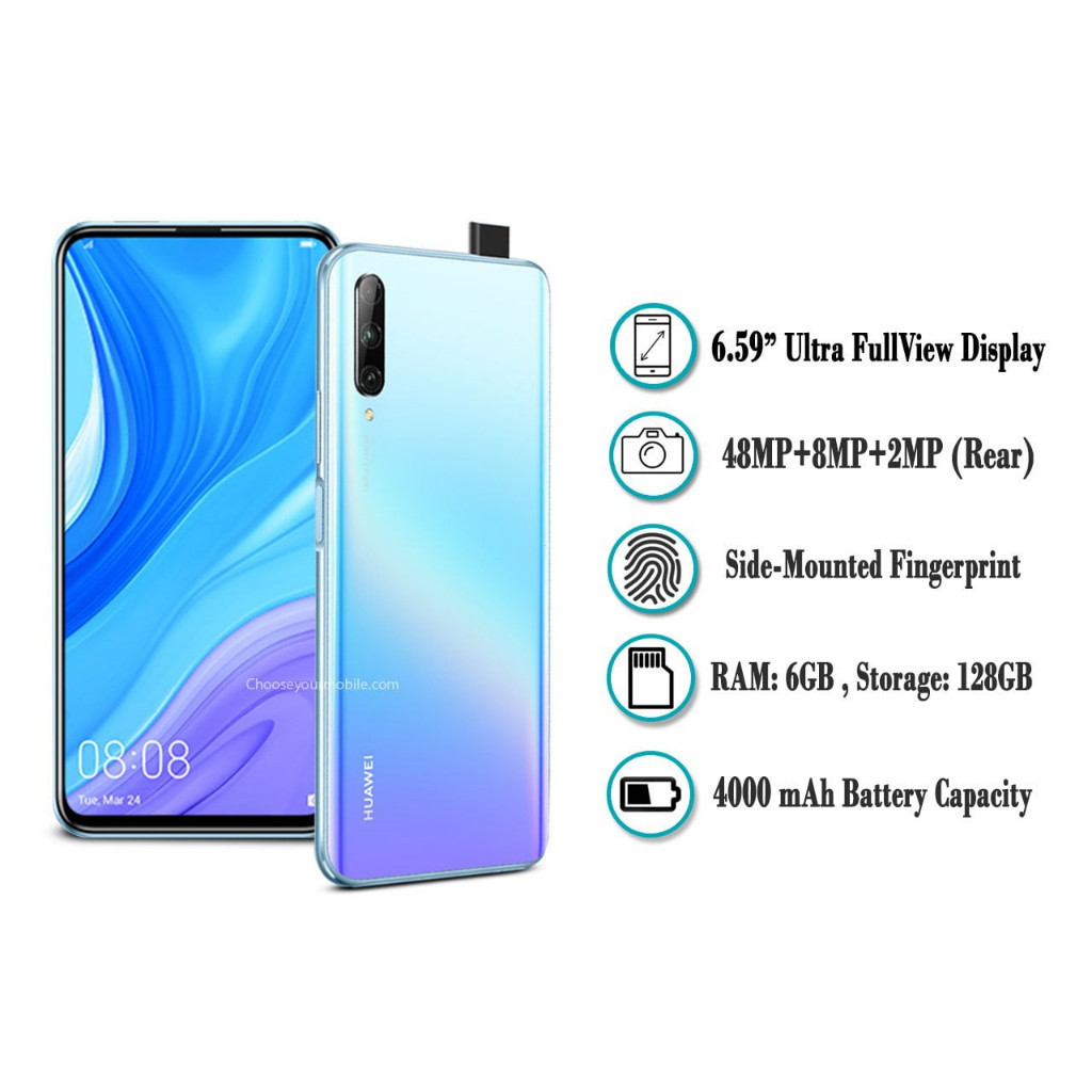 Huawei Y9s mobile phone 128GB ROM 6GB RAM 6.59 inches lift camera 4000 ...