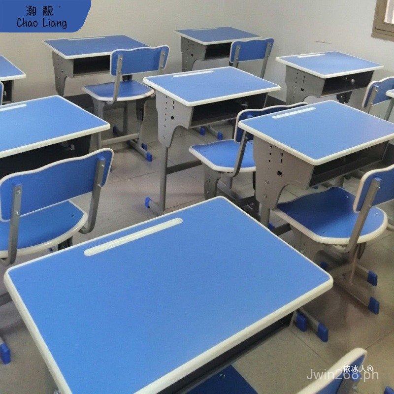 Desk for Primary and Secondary School Students, Adjustable Height ...