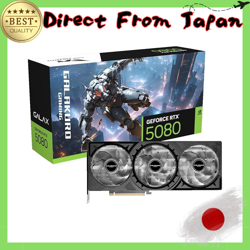 Kuruwa Gijutsu NVIDIA GeForce RTX 5080 Series Graphics Card - 16GB ...
