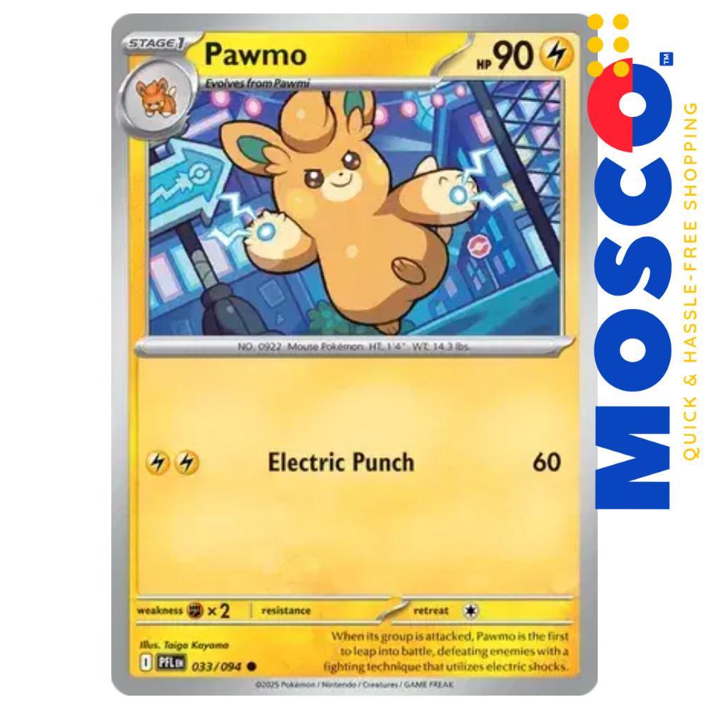Pawmo- 033/094 ME02 Phantasmal Flames | Pokemon TCG | Shopee Philippines