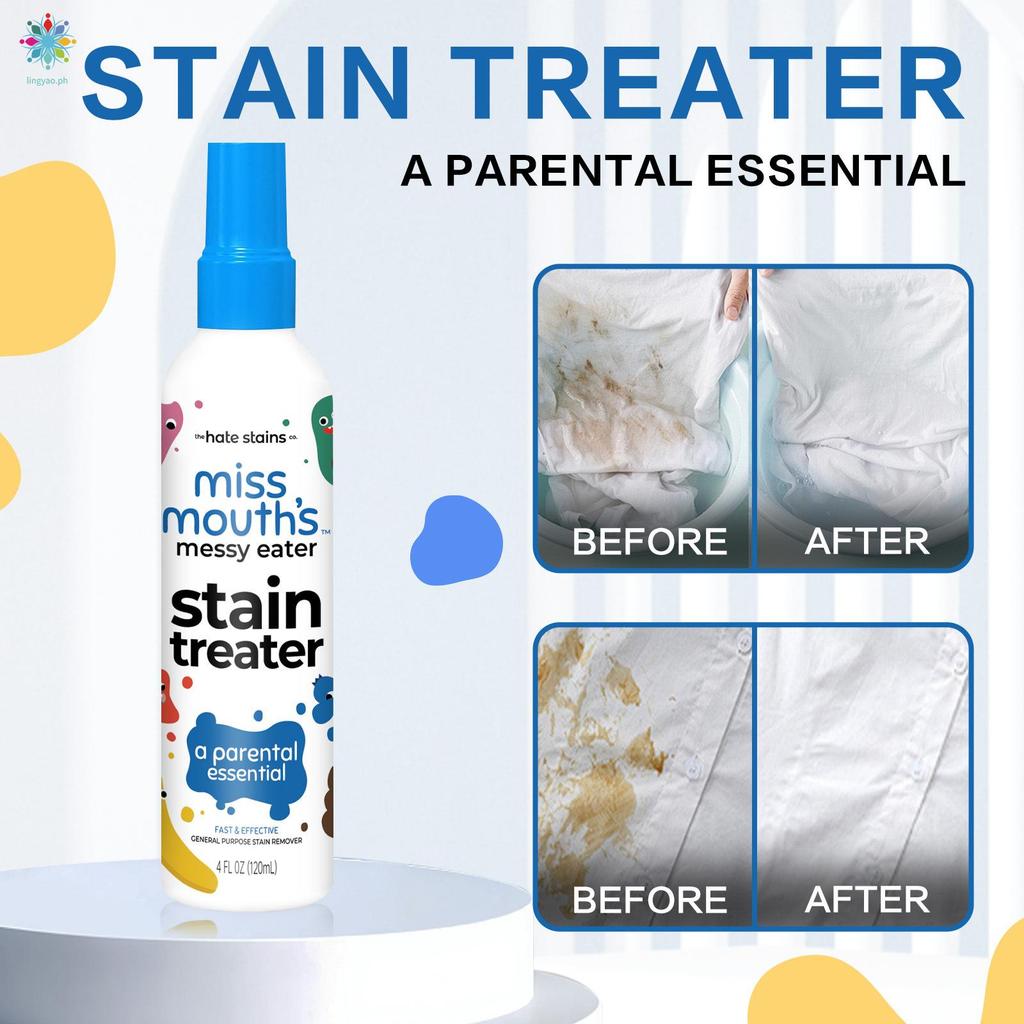 120ml Strength Spot Cleaner Portable Fabric Stain Remover for Colors ...