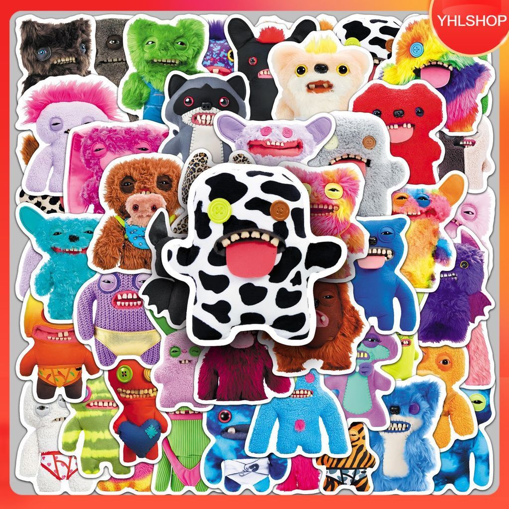 Shipped From Thailand 50 Types Sticker monster Doll ugly funny Dentures ...