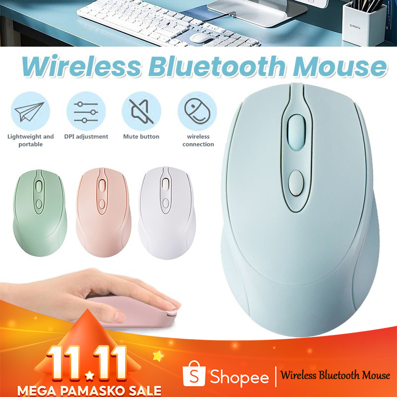 Laptop 2.4G Dual-mode Mouse Bluetooth Gaming Office Long-range Wireless ...