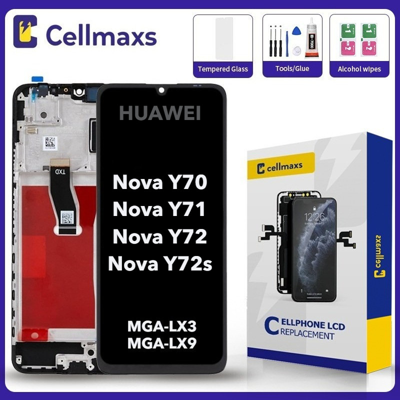 For Huawei Nova Y70 Y71 Y72 Y72s MGA-LX3 MGA-LX9 GFY-LX1 Touch LCD ...