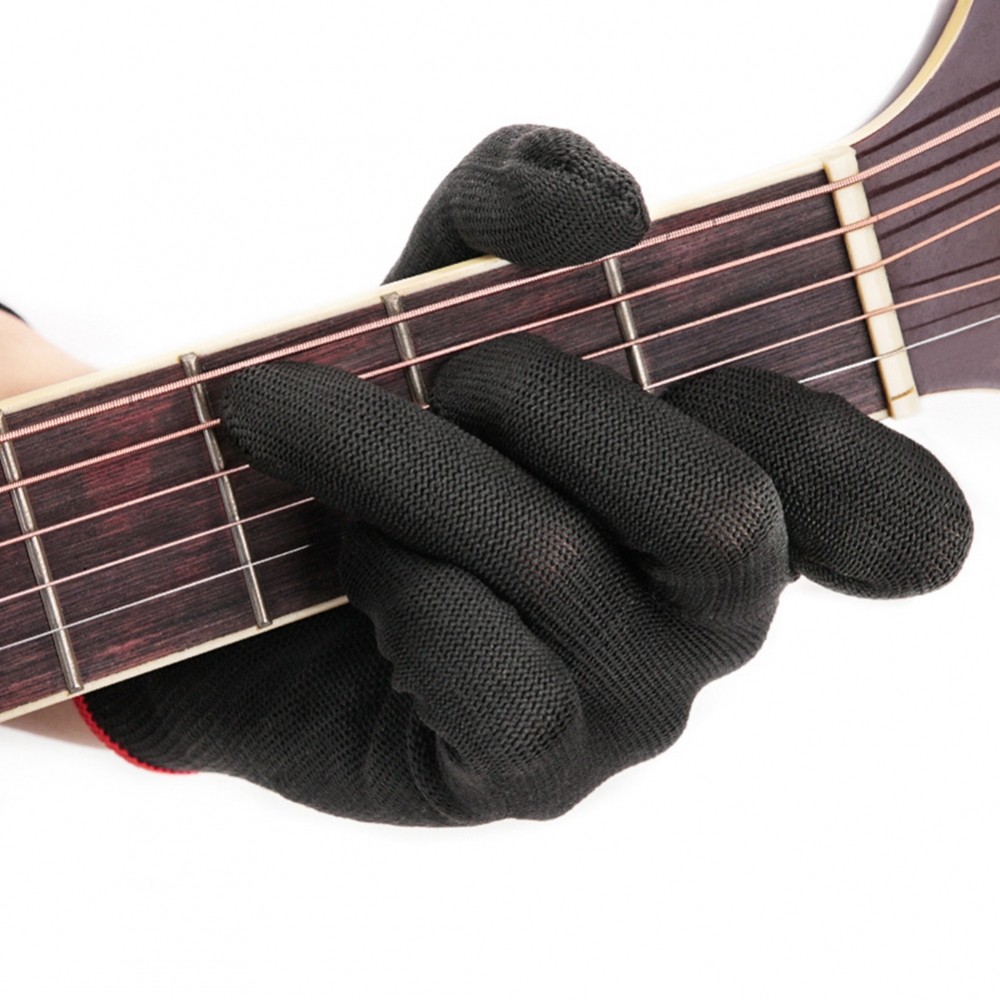 Left Hand Guitar Practice Gloves AntiPain Solution for Sore Fingers and ...