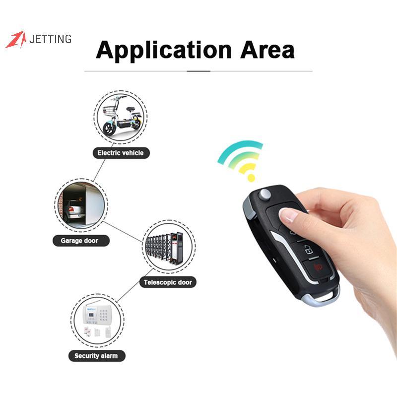 JETTING 433mhz Car Remote Control Key Smart Electric Garage Door ...