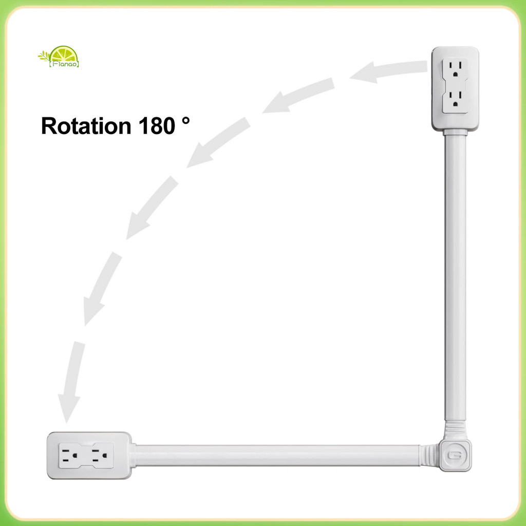 Wall Outlet Expander Rotating Power Strip Usb Outlet Extender with ...