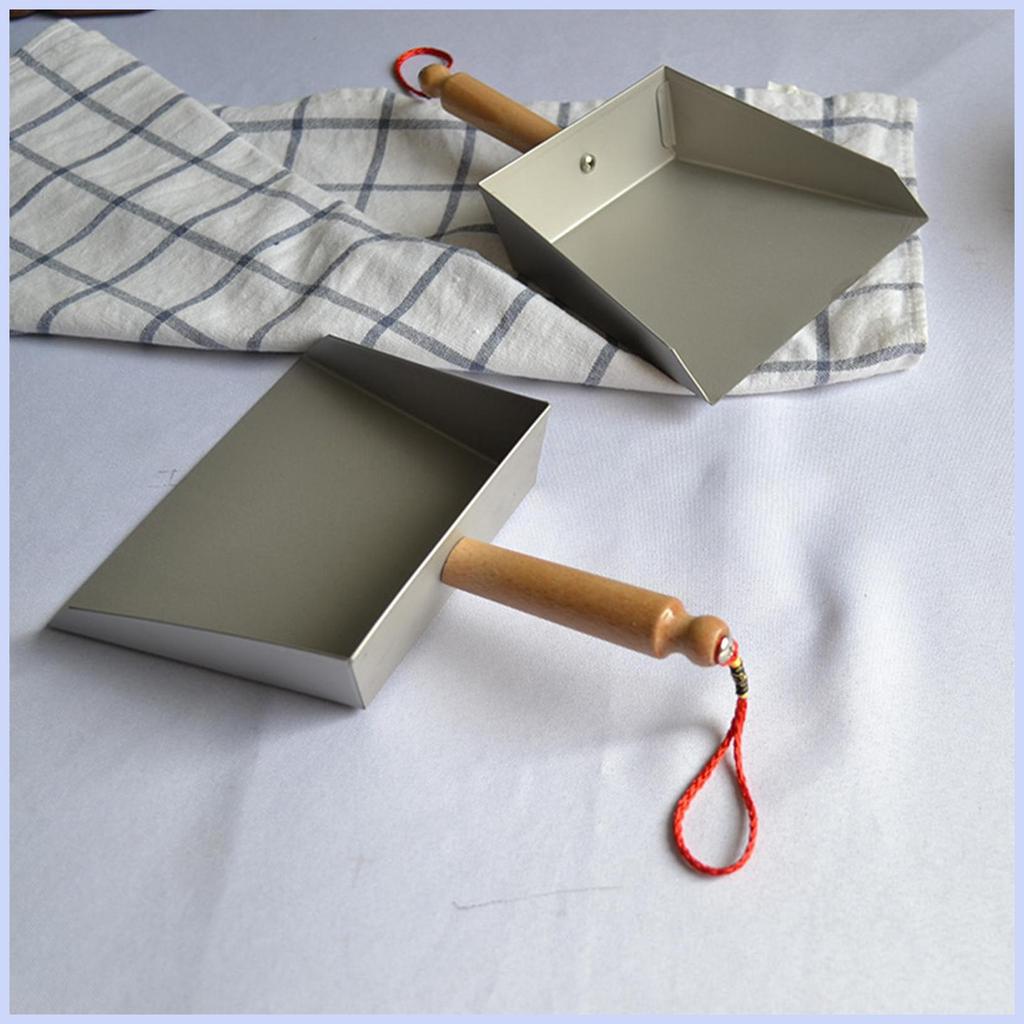 Small Metal Dust Pan Heavy Duty Stainless Steel Dustpan Short Handle ...