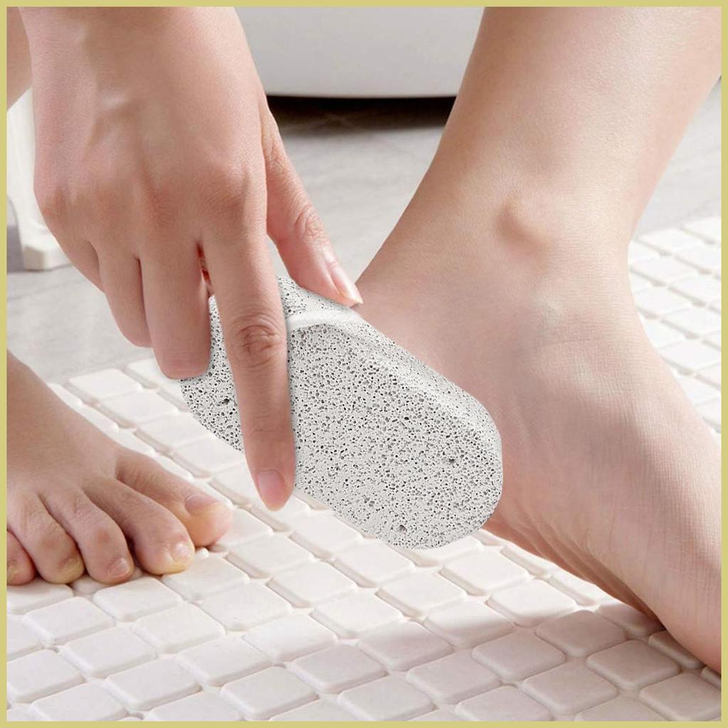 Foot Pumice Stone Feet Heels and Palm Scrubber 2 Pieces Professional ...