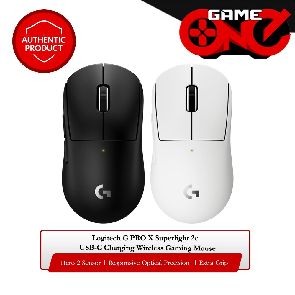 Logitech G PRO X Superlight 2c Optical HERO 2 Sensor USB-C Charging ...