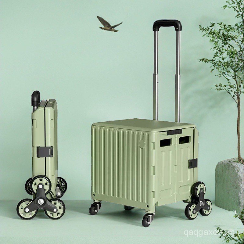Foldable Shopping Cart for Home Use, Portable Delivery Pickup Cart ...