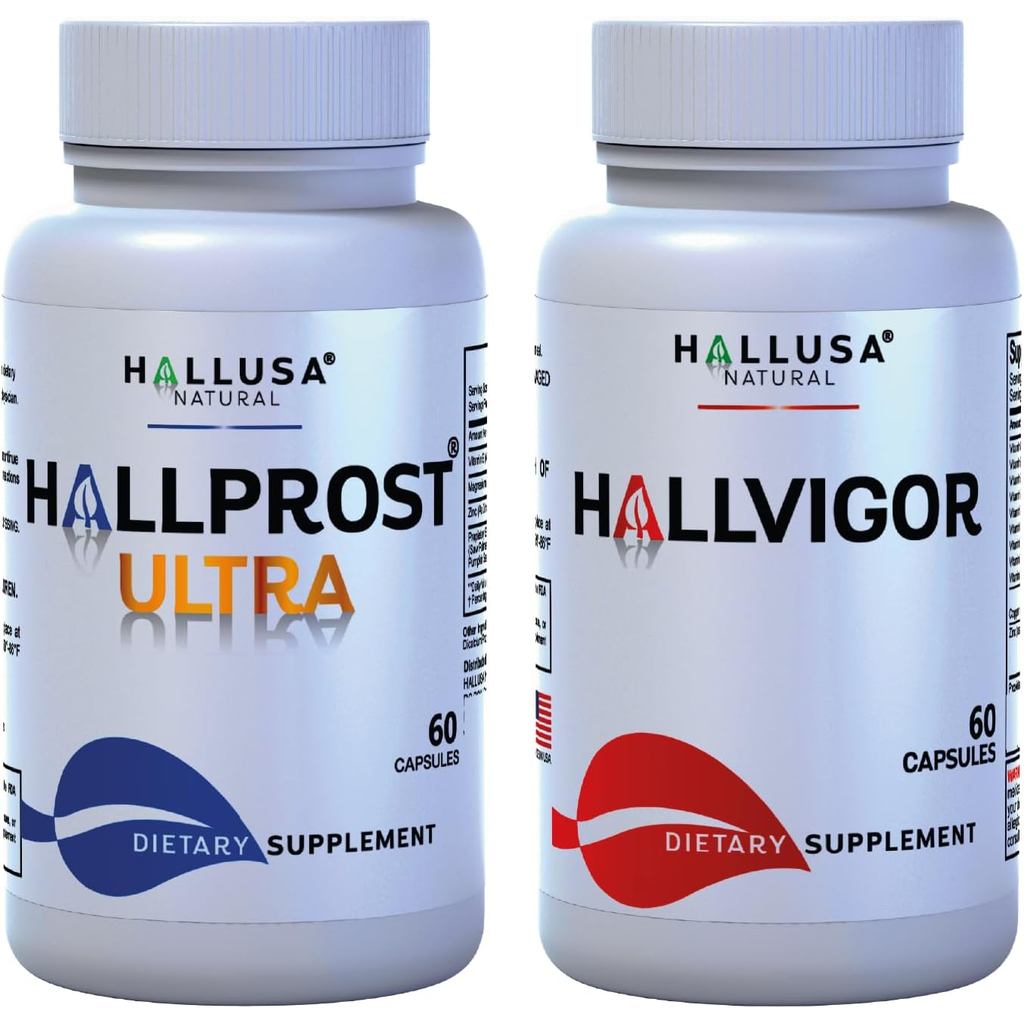 Hallusa Natural Hallprost Ultra & Hallvigor 120 Cap - Dietary ...