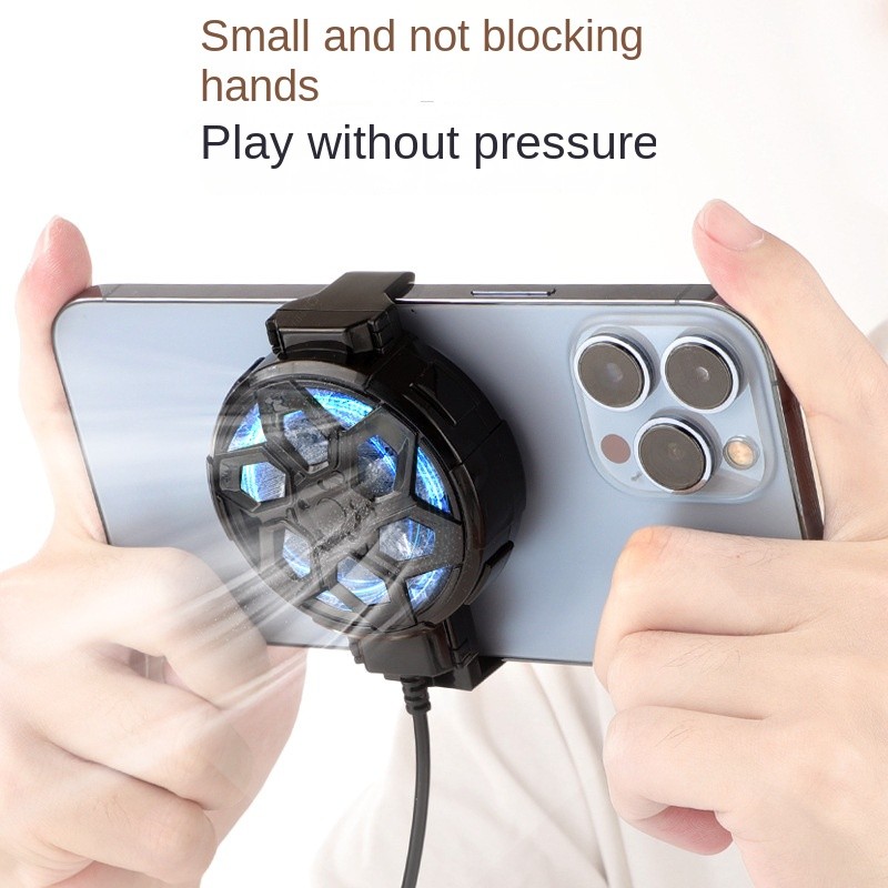 X18 Gaming Phone Cooler Clip On Radiator Turbo Fan Mobile Game Cooling ...