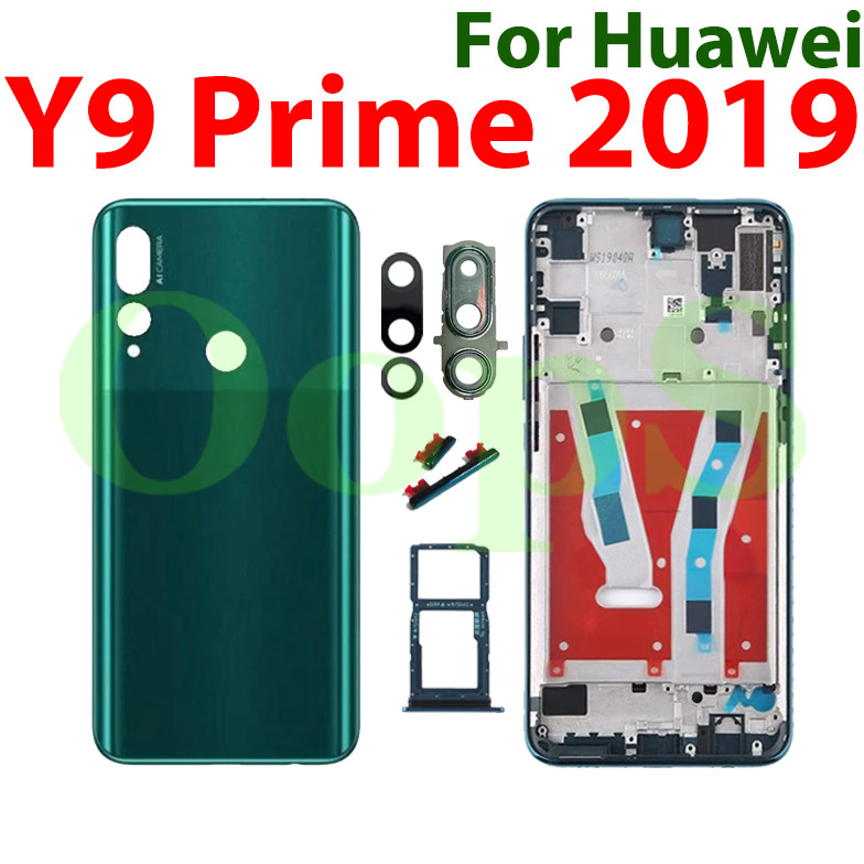 Back Housing Frame For HUAWEI Y9 PRIME 2019 Battery Back Cover Housing ...