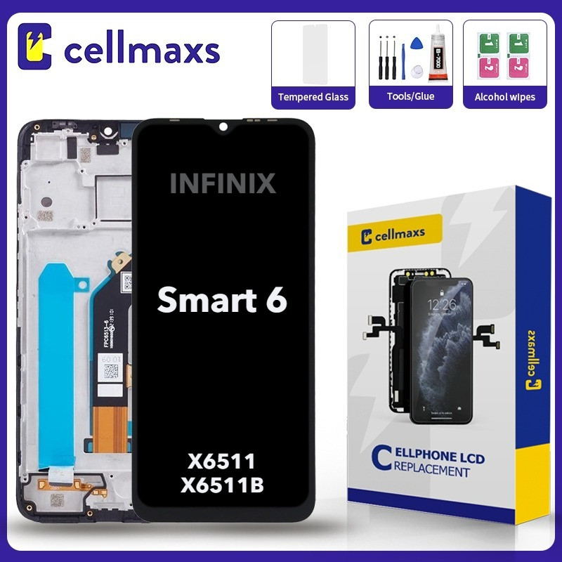 For INFINIX Smart 6 X6511 X6511B X6511E LCD Touch Screen Replacement ...