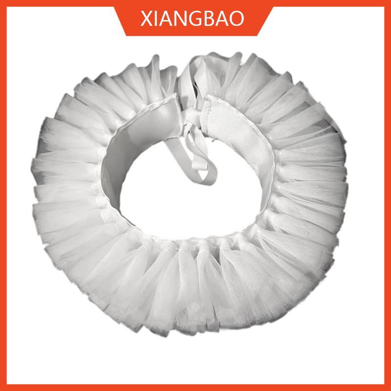 xiangbao Detachable Layered Tulle Faux Collar Choker For 1920s Themed ...