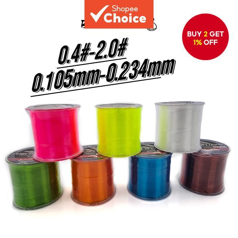 500M Japanese Fluorocarbon Fishing Line - 0.4-8.0 Super Strong Nylon ...