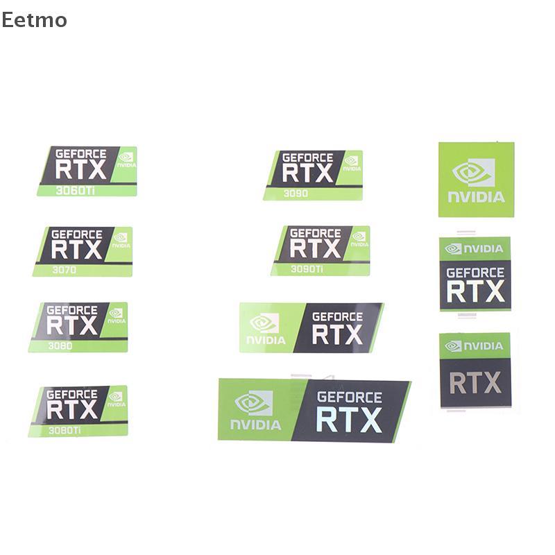 【ENA】 RTX 3090TI 3080TI 3070 3060 desktop sticker laptop graphics card ...