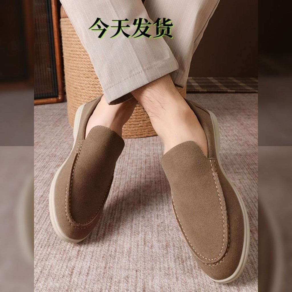 New 2025 Slip-On Casual Loafers for Men British Style Slip-On Shoes ...