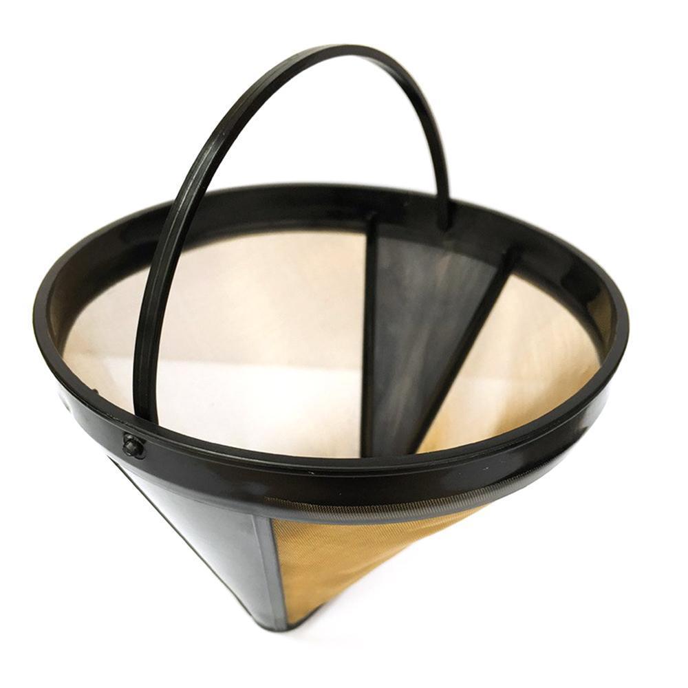 Stainless Steel Permanent Coffee Filter, Reusable Pour Over Cone For ...