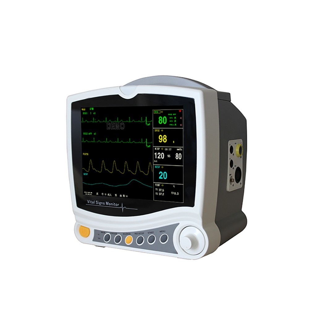 CONTEC CMS6800 ICU Vital Signs Patient Monitor Portable ECG,NIBP,SPO2 ...