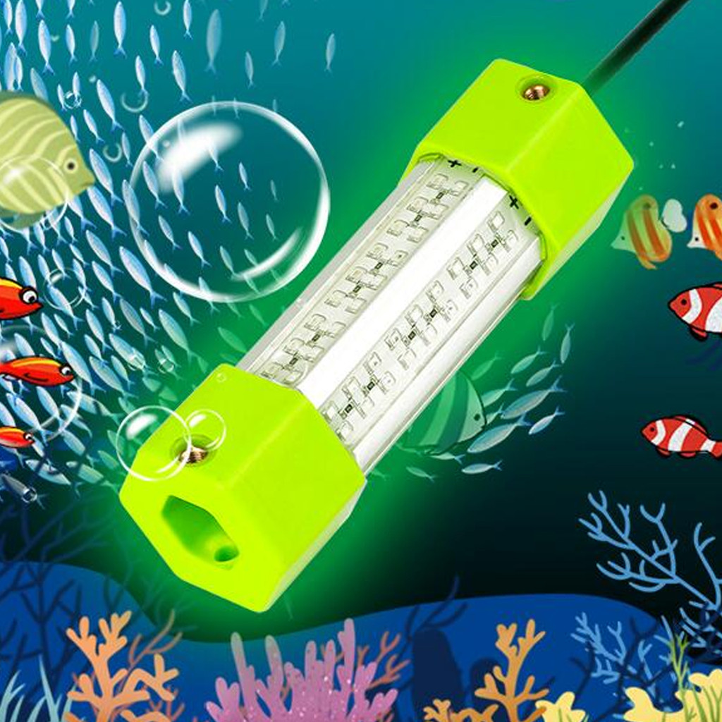 COD⭐ 12V 70W Underwater LED Fishing Light with 5M Cable Submersible LED ...