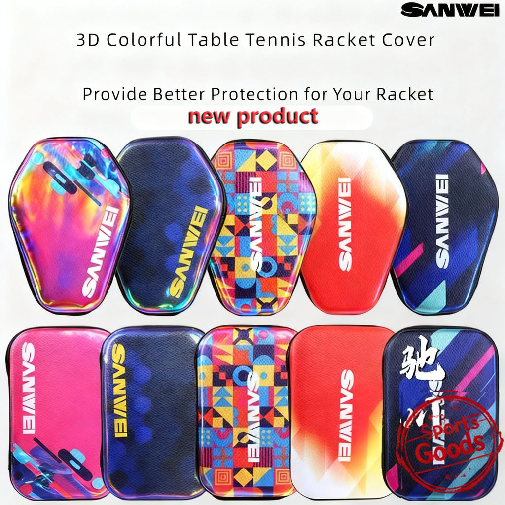 Sanwei hard table tennis racket cover storage bag gourd bag square ...